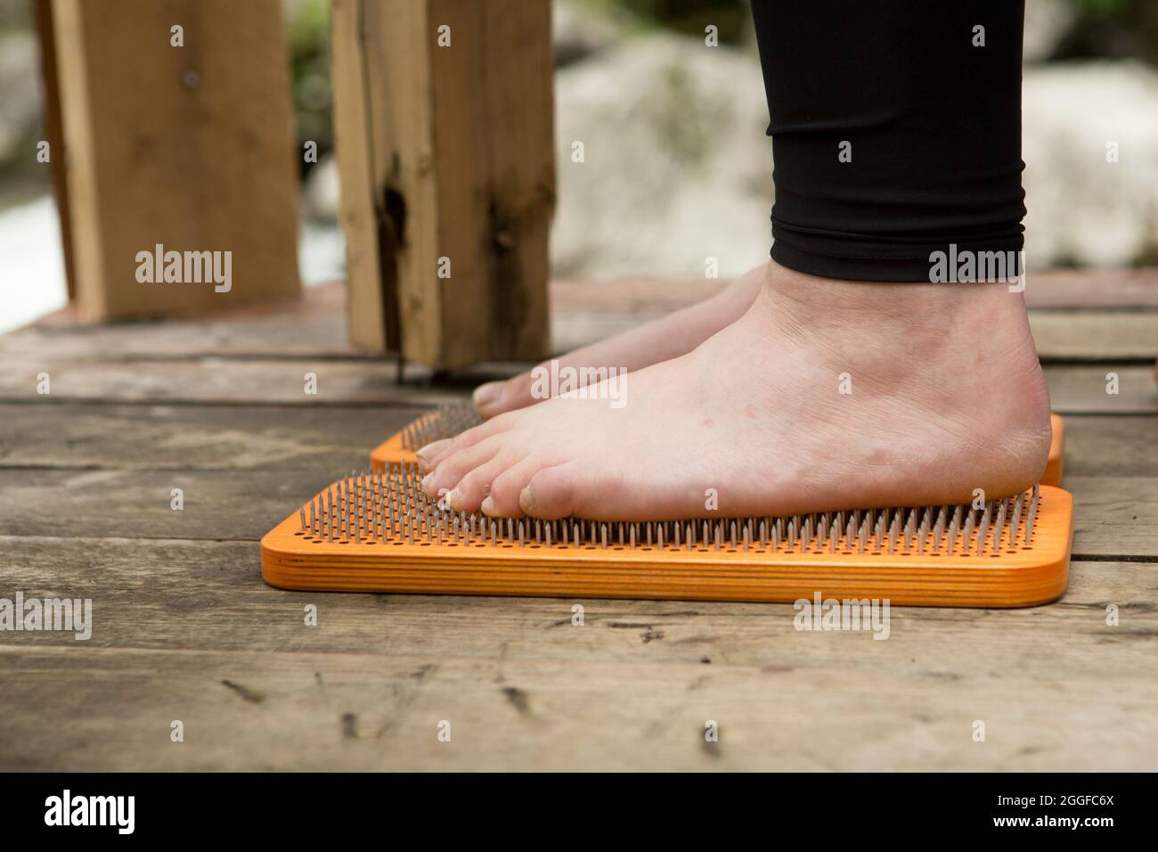 Fitness & Exercise Nail Board Yoga wooden nails board with Custom Laser ...