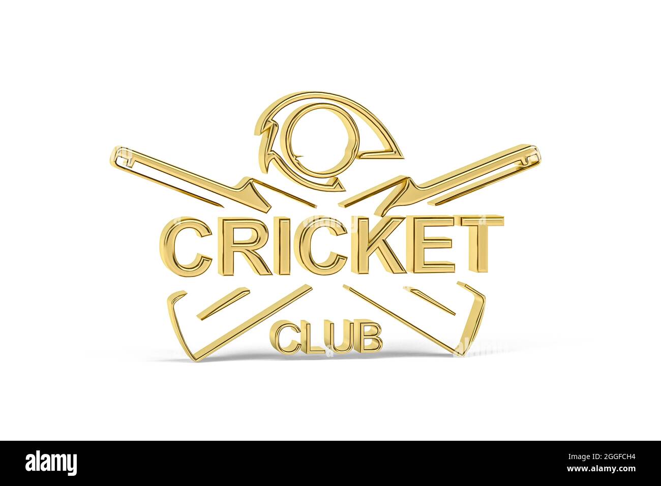 3d cricket logo hi-res stock photography and images - Alamy