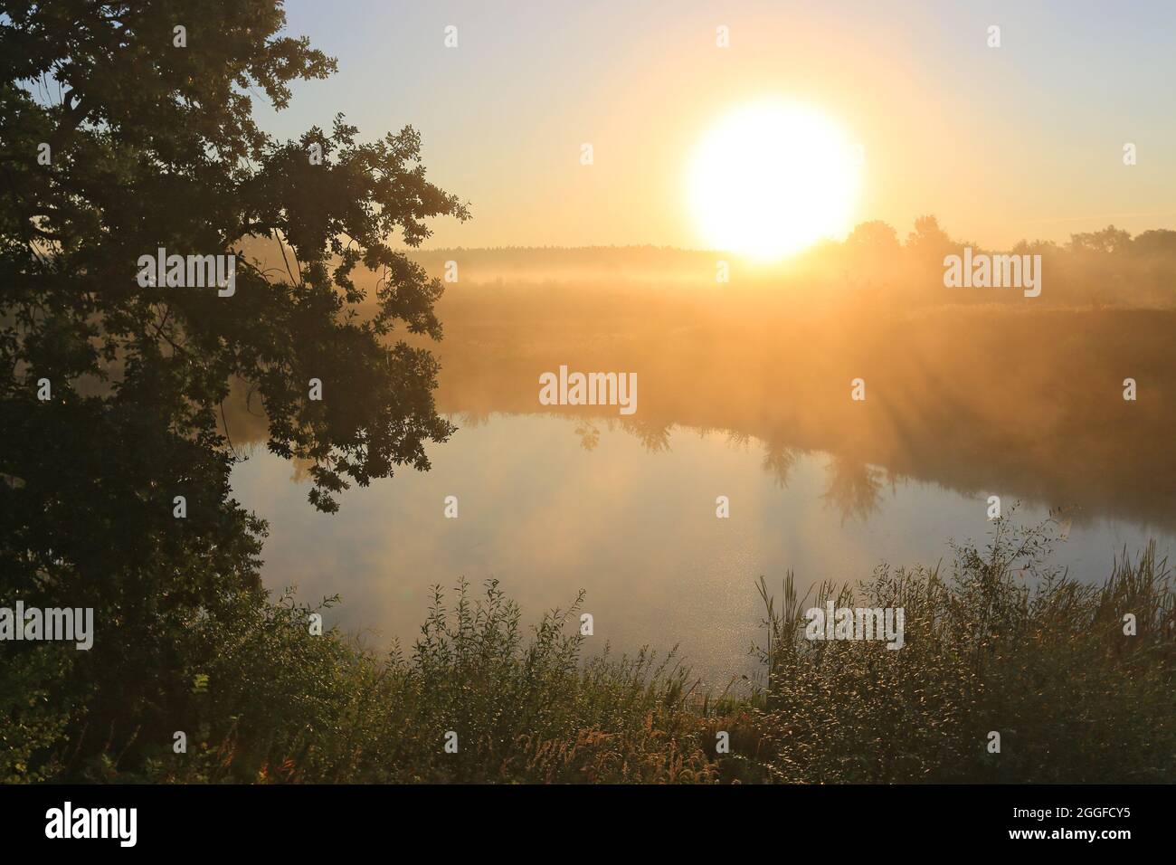 Field small lakes sky landscape hi-res stock photography and images - Alamy