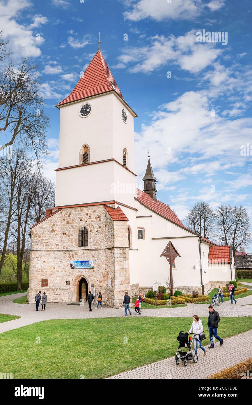Church in Lipnica Murowana, Poland Stock Photo - Alamy