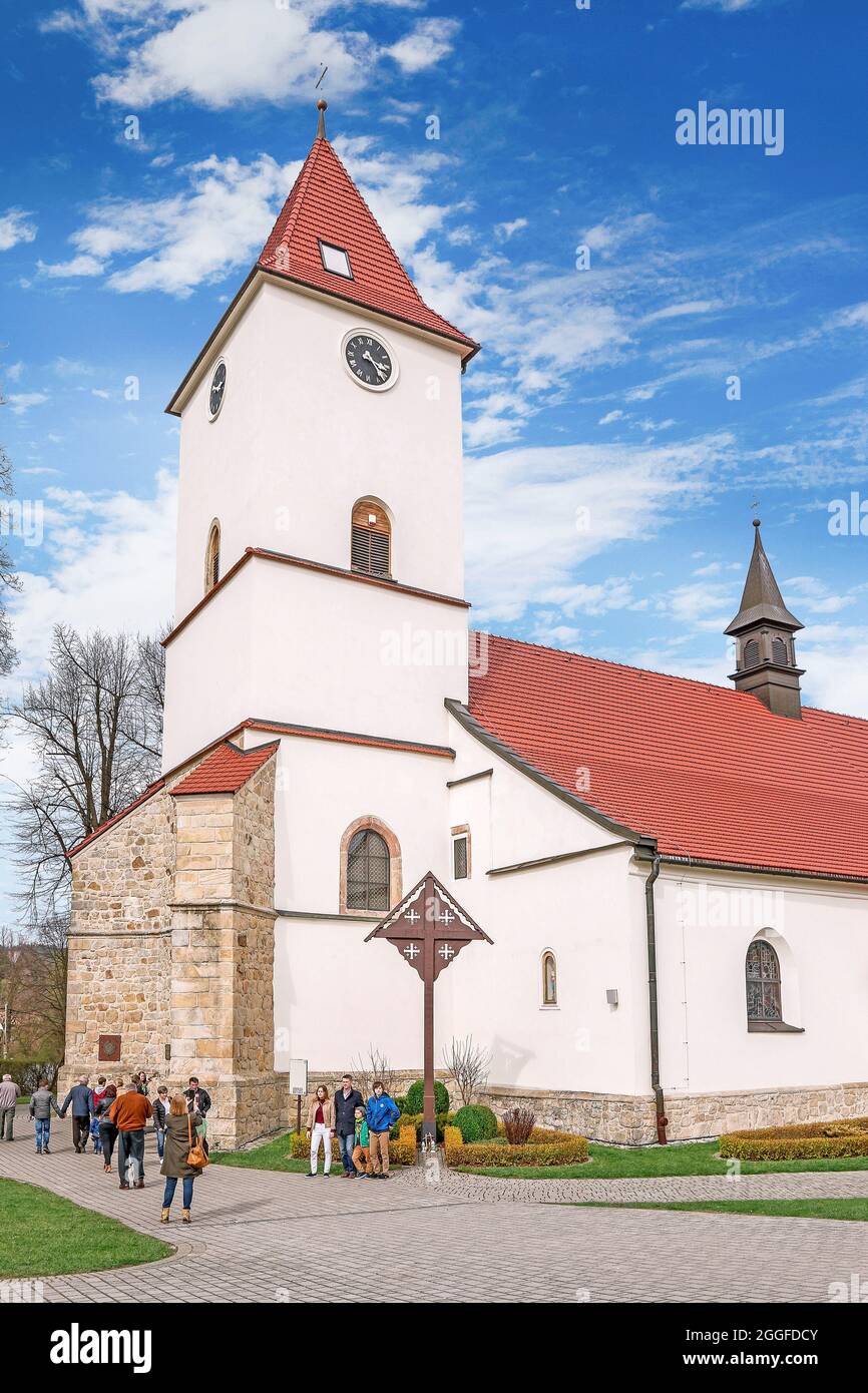 Church in Lipnica Murowana, Poland Stock Photo - Alamy
