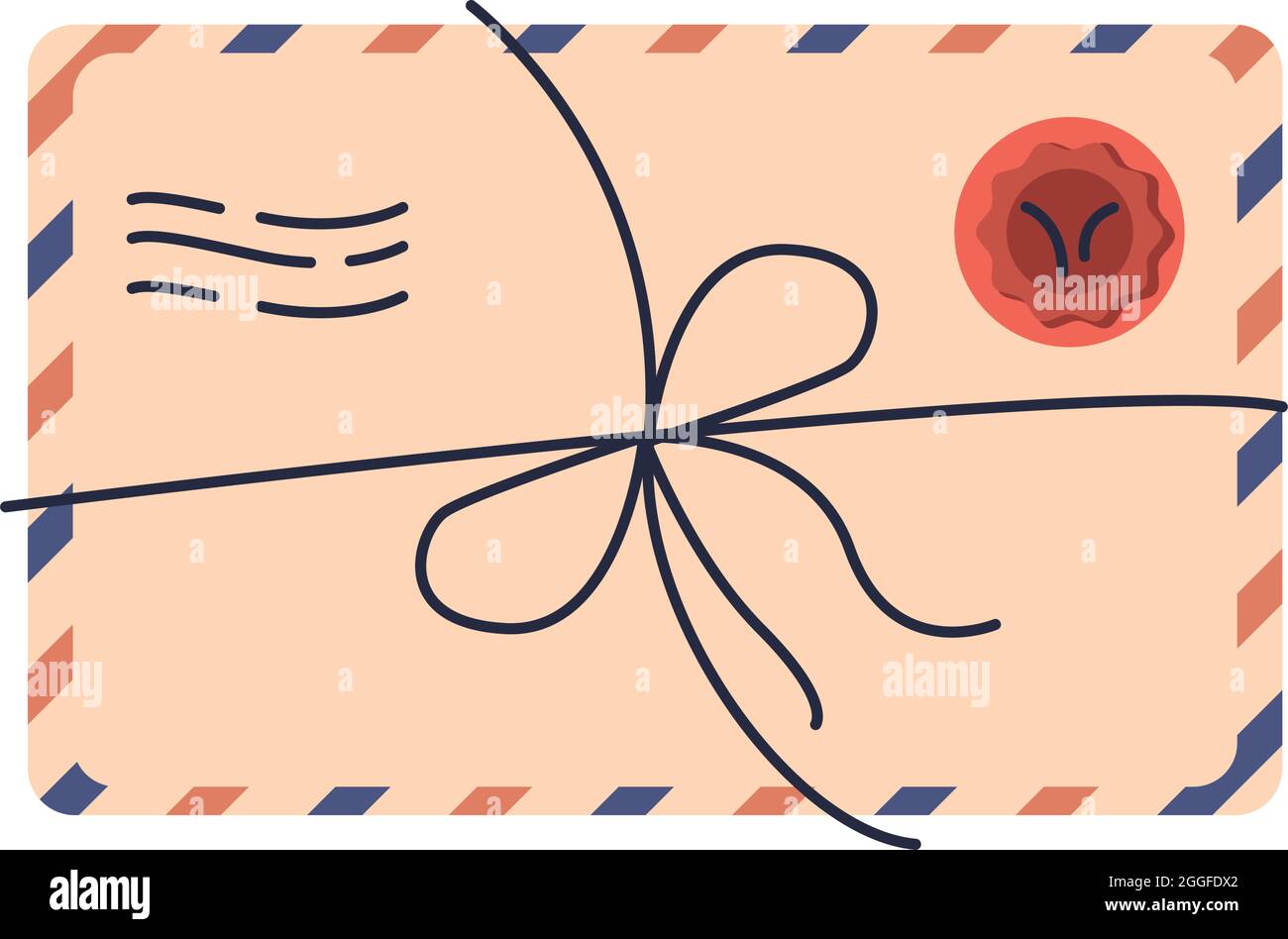 envelope with seal Stock Vector Image & Art - Alamy