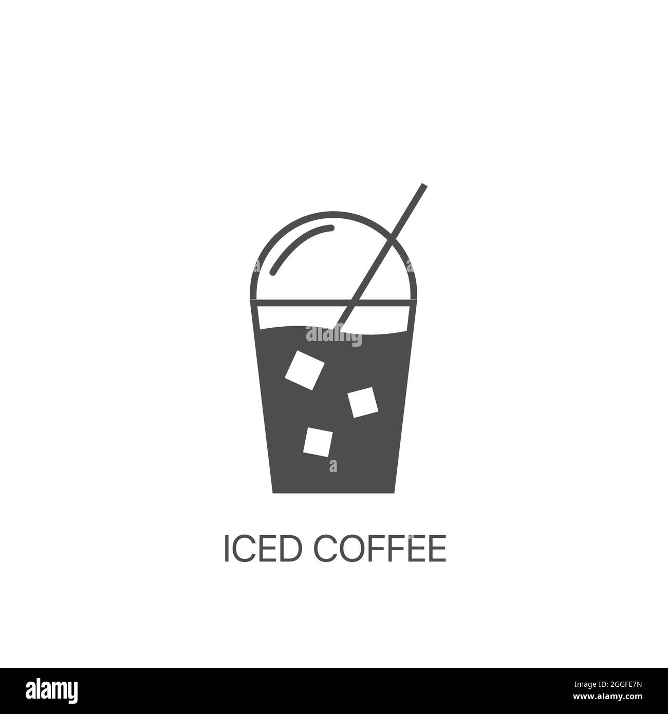 Greek iced coffee Stock Vector Images - Alamy