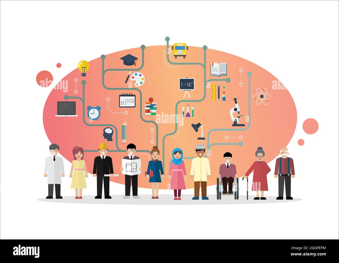 Infographic education hi-res stock photography and images - Alamy