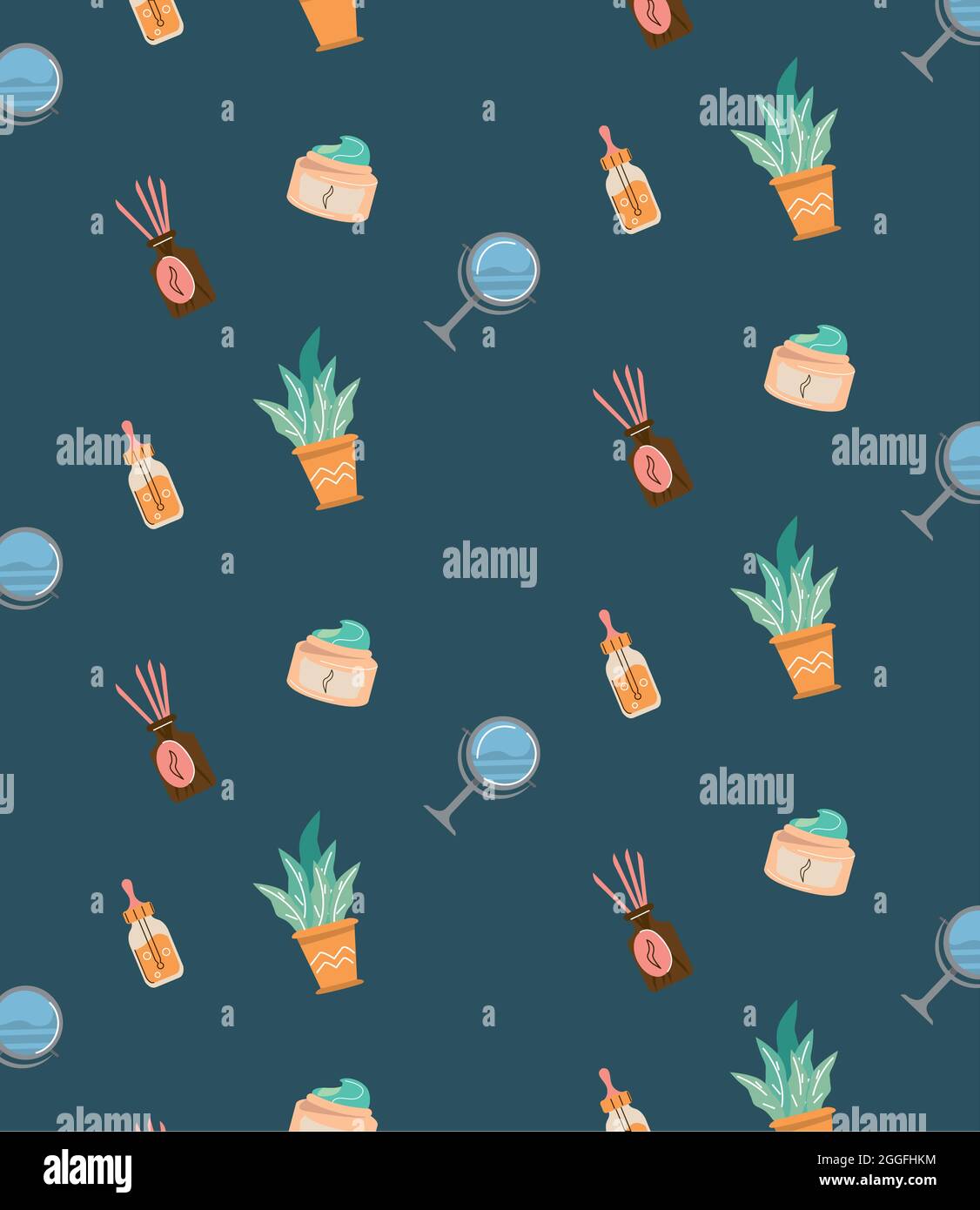 home spa pattern Stock Vector Image & Art - Alamy