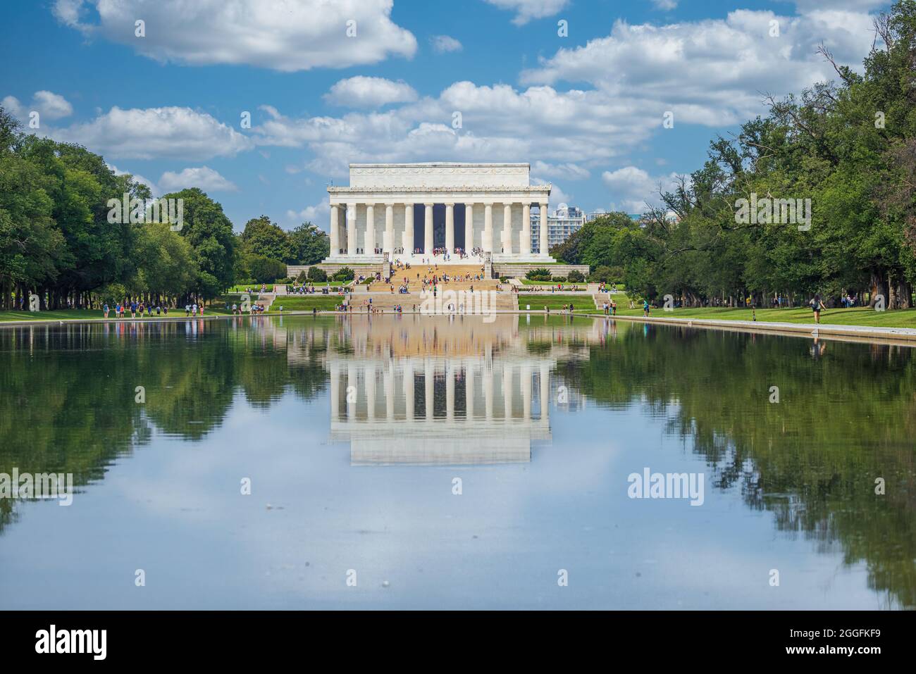 Lincoln Memorial and Reflection Pool in Washington DC Stock Photo - Alamy