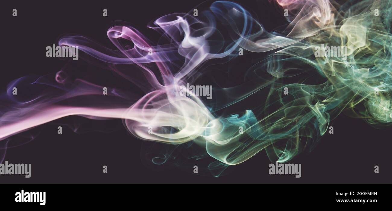 Abstract colorful wallpaper smoke dark background. Smoky backdrop Stock ...