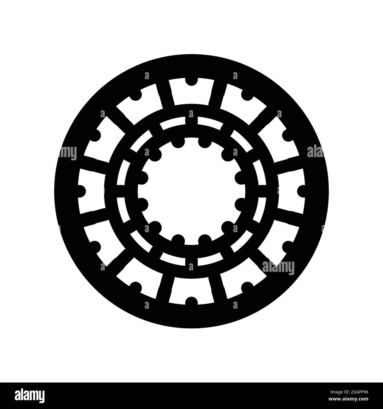 Target aim icon, archer sports game symbol. Game aiming sight dot ...