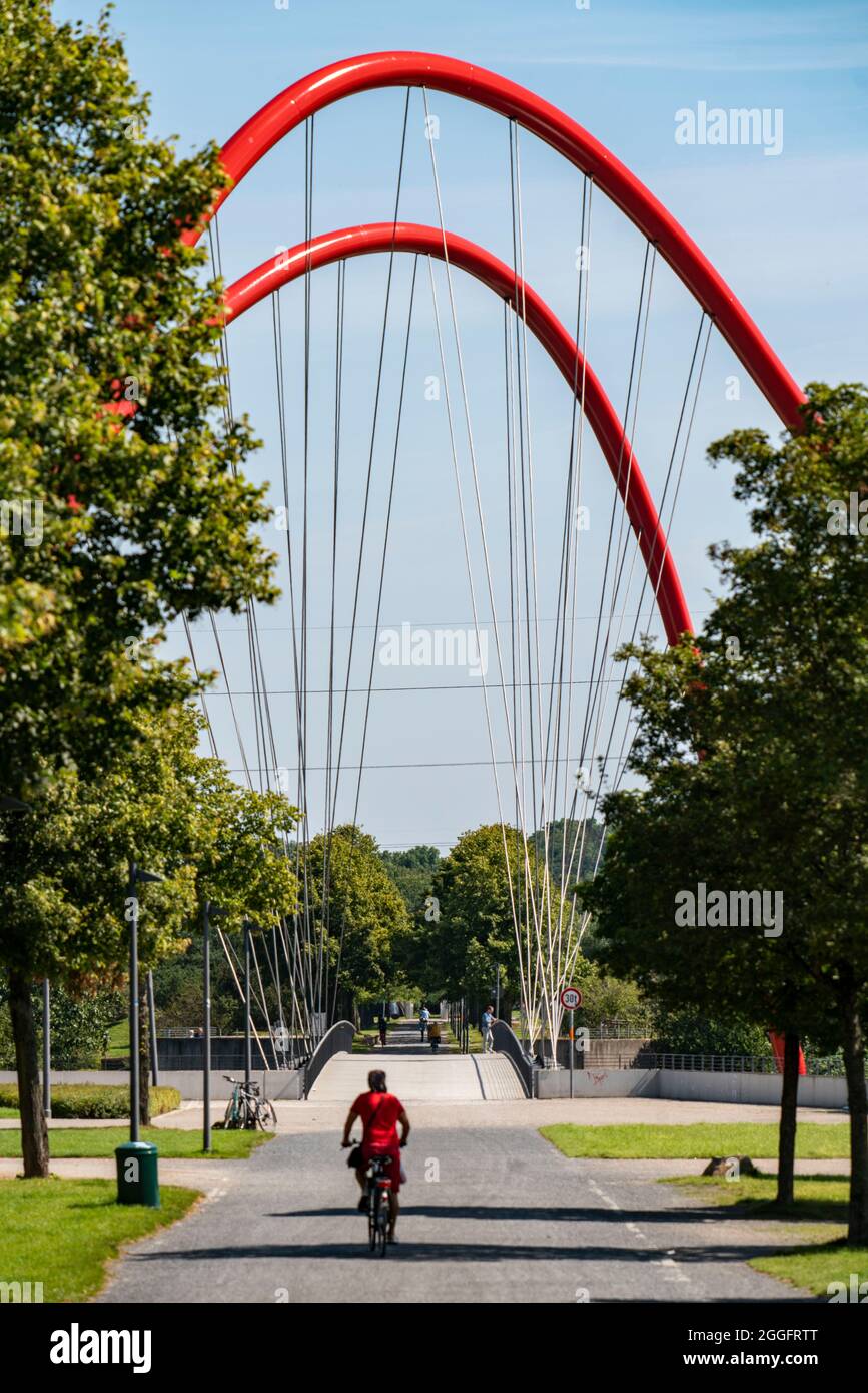 The Nordsternpark, former site of the Nordstern colliery, Emscherpark ...