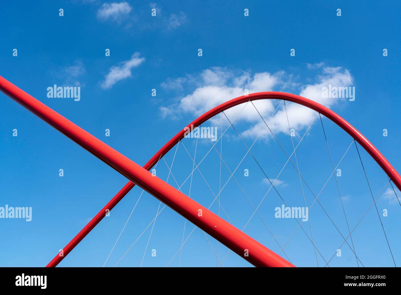 The Nordsternpark, former site of the Nordstern colliery,double arch ...