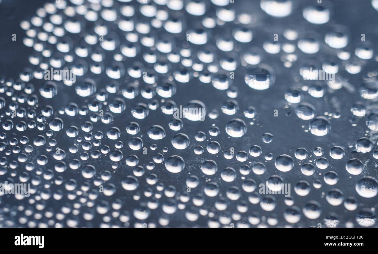 Closeup macro background photo of small water drops Stock Photo - Alamy