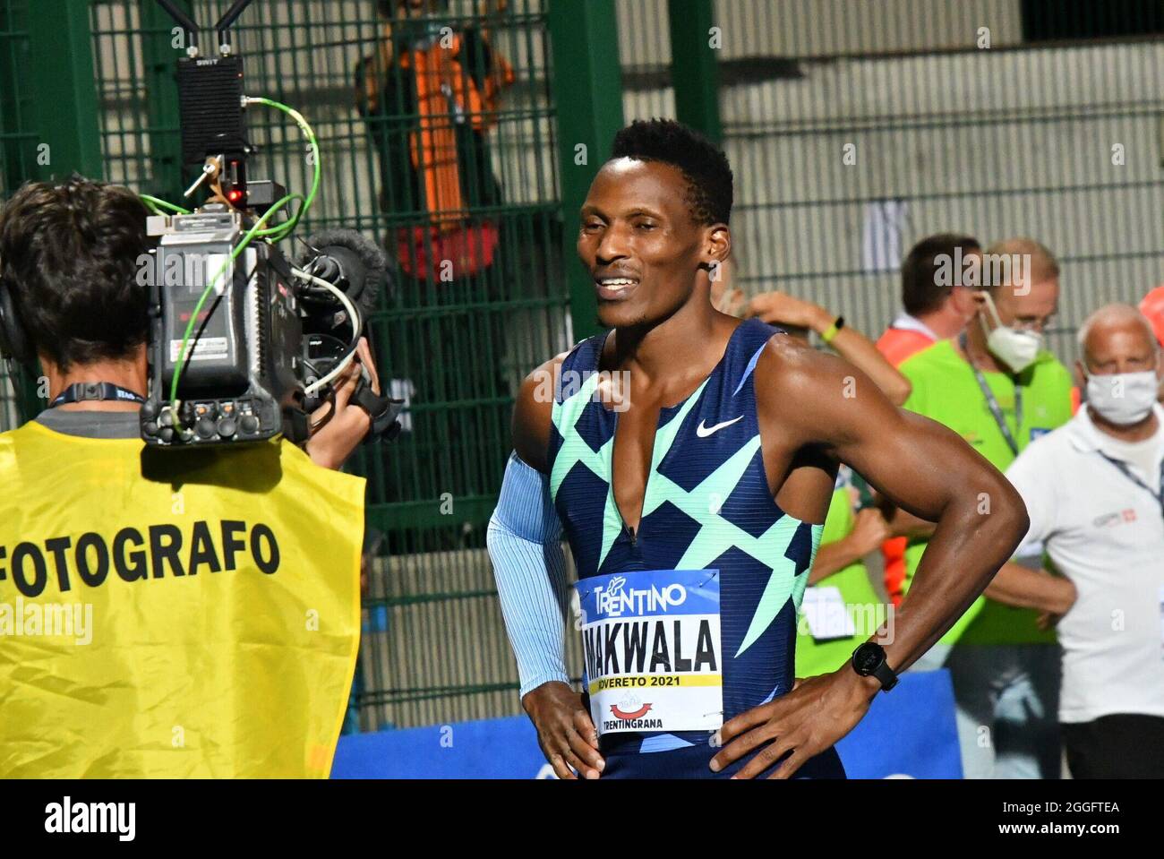 Quercia stadium, Rovereto, Italy, August 31, 2021, Mkwala during 57 ...