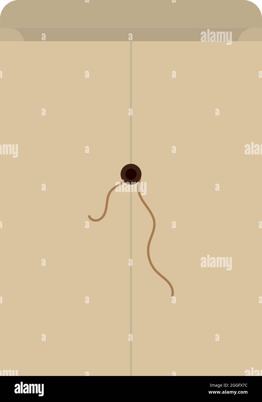 string envelope icon on white background Stock Vector Image & Art - Alamy