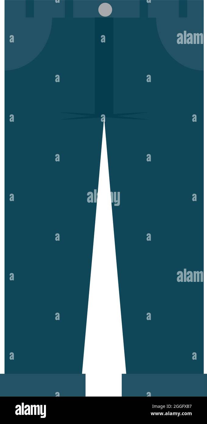 blue jeans icon on white background Stock Vector Image & Art - Alamy