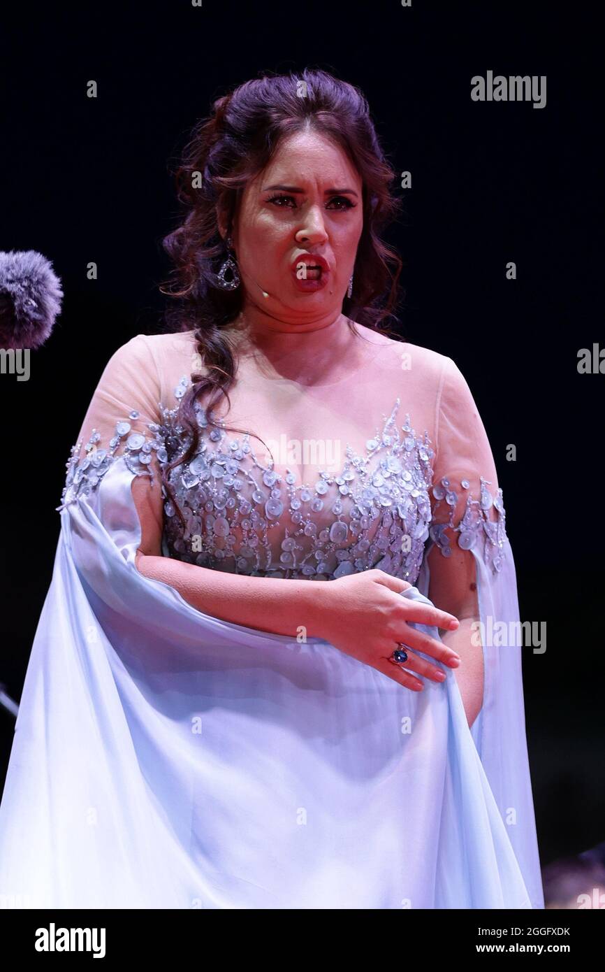 Sofia, Bulgaria - 31 August, 2021: Operatic soprano Sonya Yoncheva ...