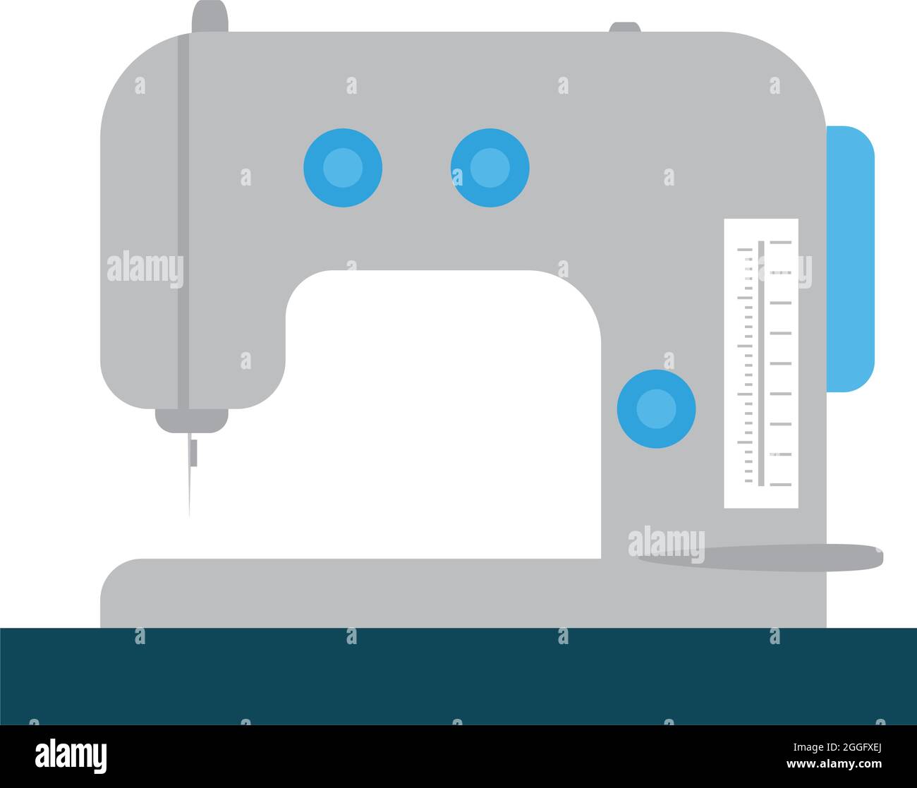 sewing machine icon on white background Stock Vector Image & Art - Alamy