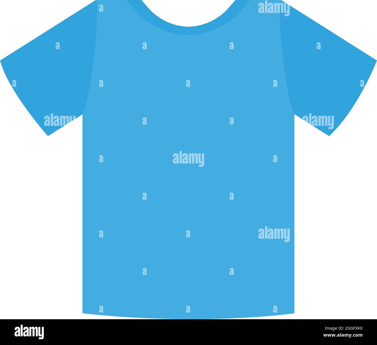 blue tshirt icon on white background Stock Vector Image & Art - Alamy
