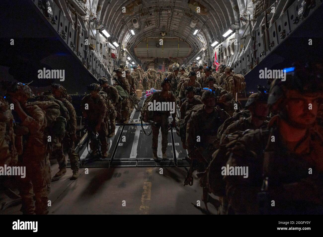 Ali Al Saleem, Kuwait. 31st Aug, 2021. U.S. Army 82nd Airborne Division ...