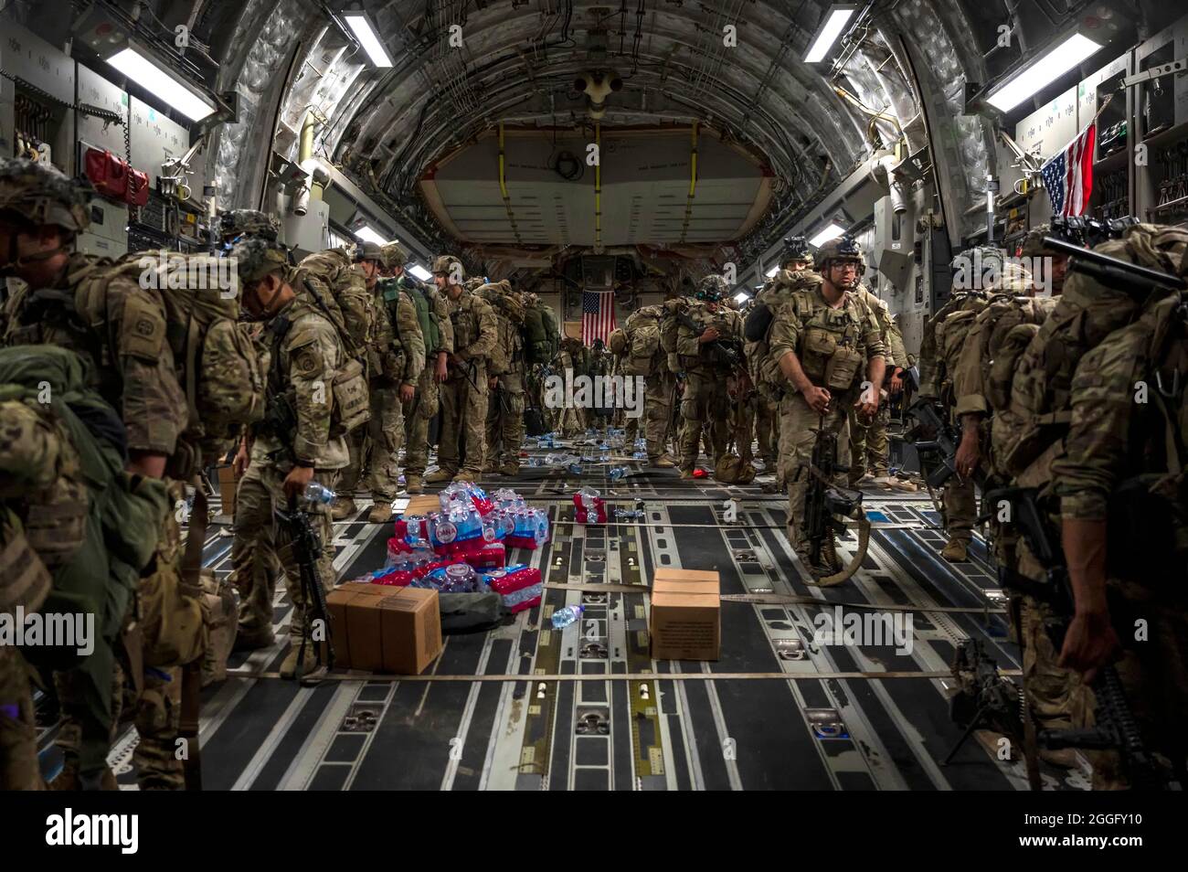 Ali Al Saleem, Kuwait. 31st Aug, 2021. U.S. Army 82nd Airborne Division ...