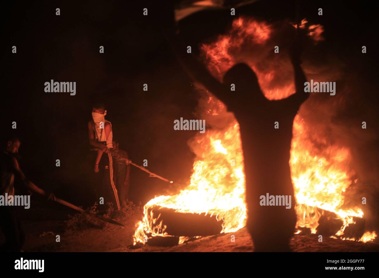 August 31, 2021, Bureij refugee camp, The Gaza Strip, Palestine ...