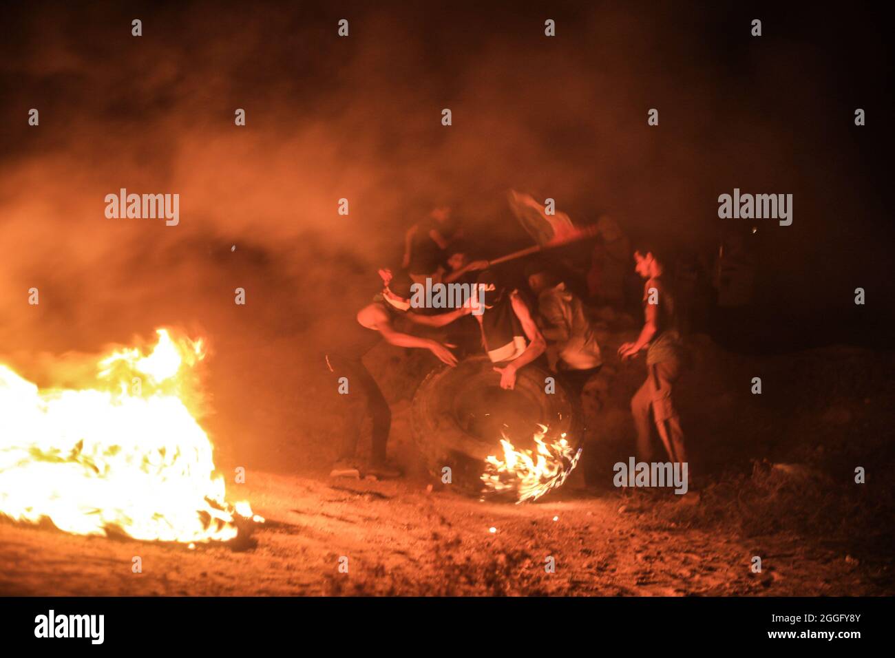 August 31, 2021, Bureij refugee camp, The Gaza Strip, Palestine ...