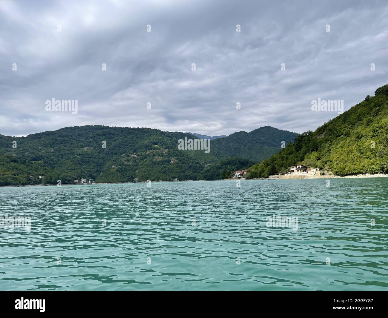 Beautiful view of the sea and mountains in Bosnia and Herzegovina Stock ...