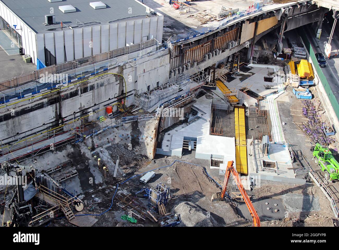 Construction Site in Stockholm Stock Photo - Alamy
