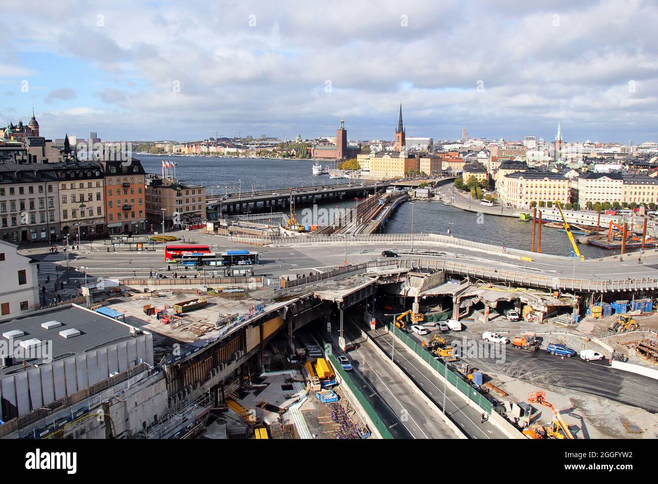 Panorama View of Stockholm Infrastructure in Sweden Stock Photo - Alamy