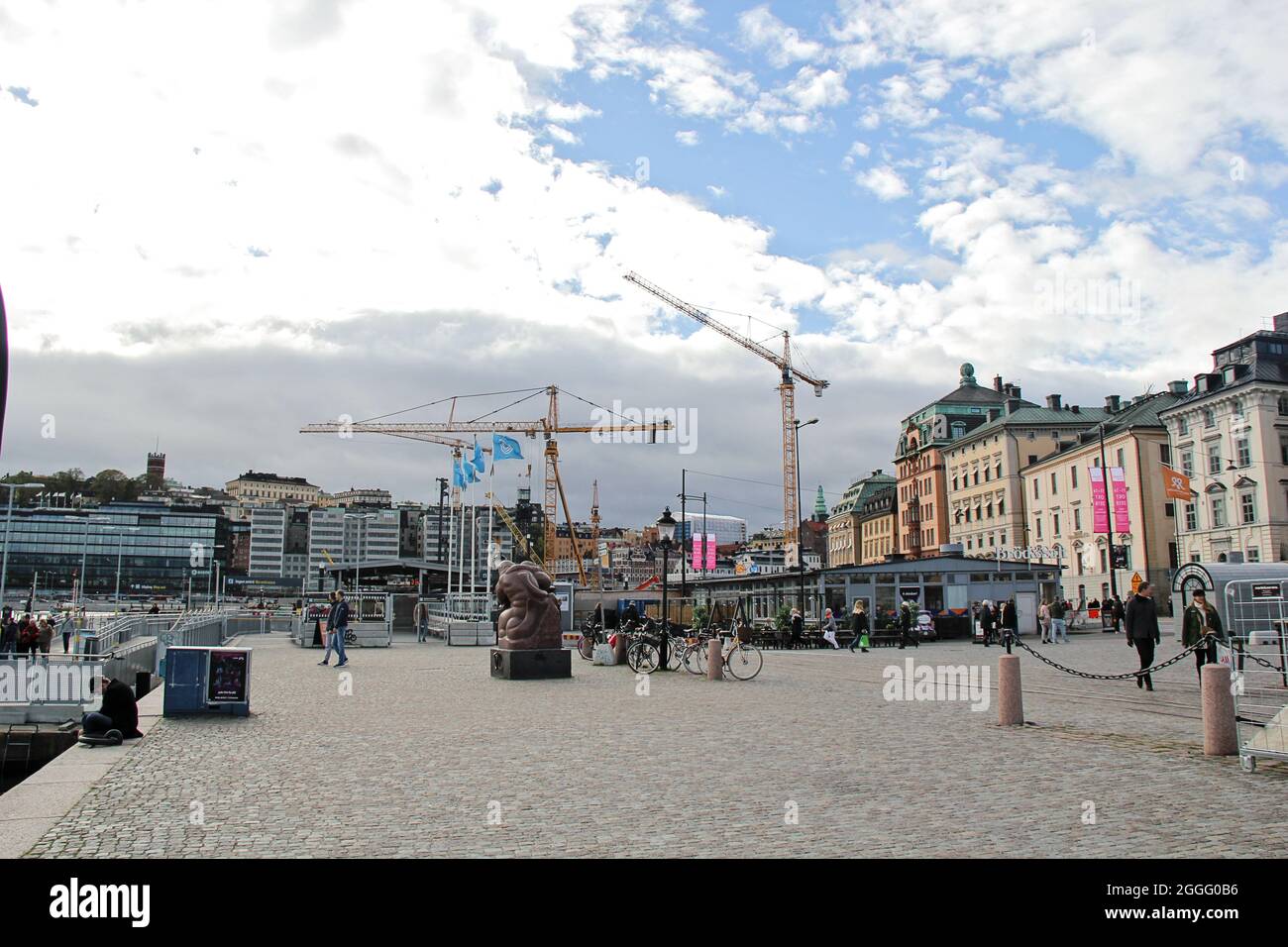 Construction site slussen in hi-res stock photography and images - Alamy