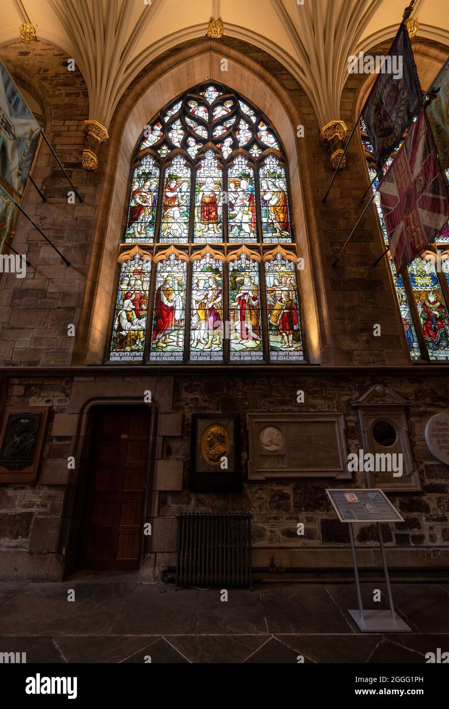 Thistle Chapel in St Giles Cathedral also called High Kirk of Edinburgh ...