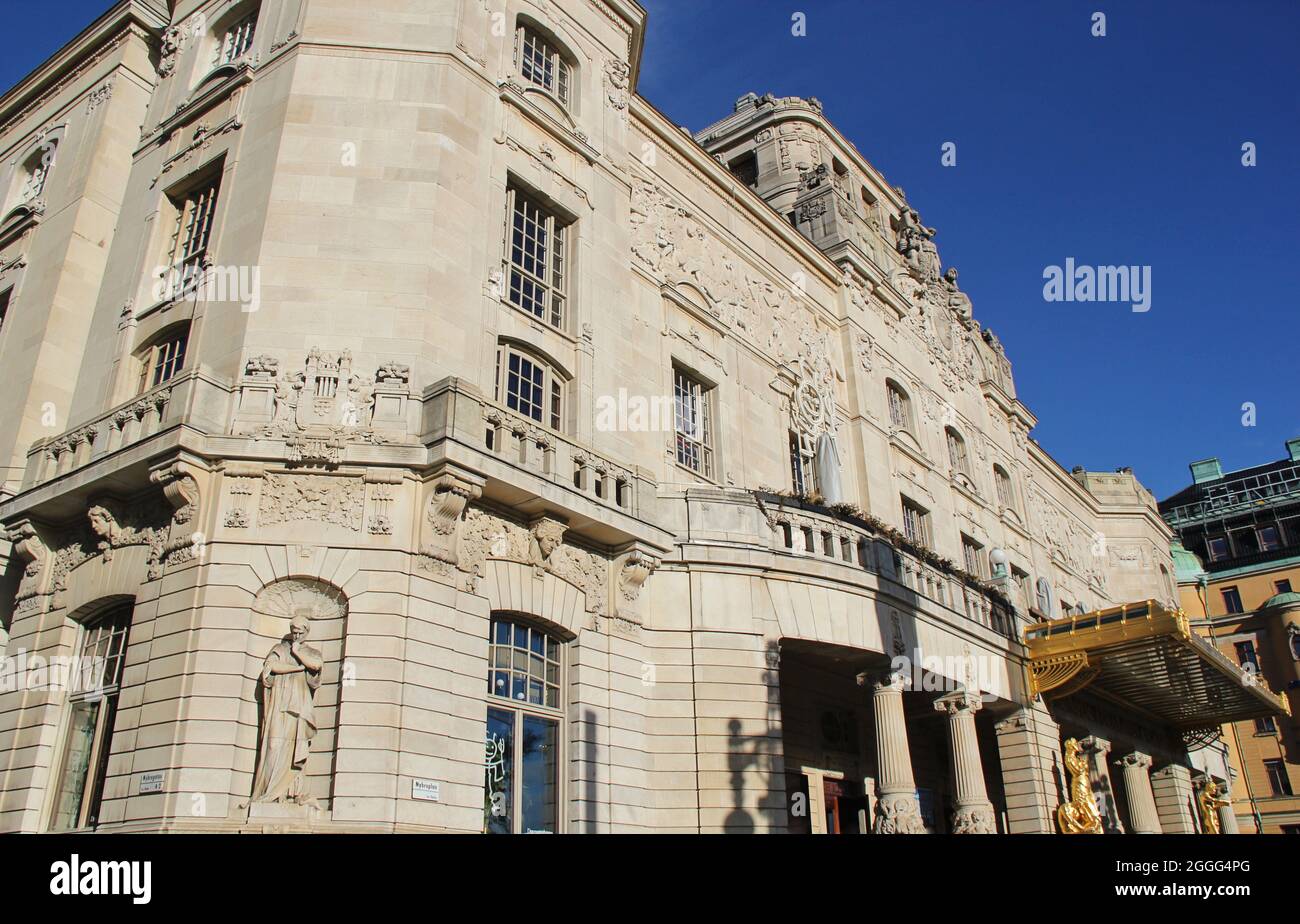 Stockholm Royal Dramatic Theatre Building Exterior Stock Photo - Alamy