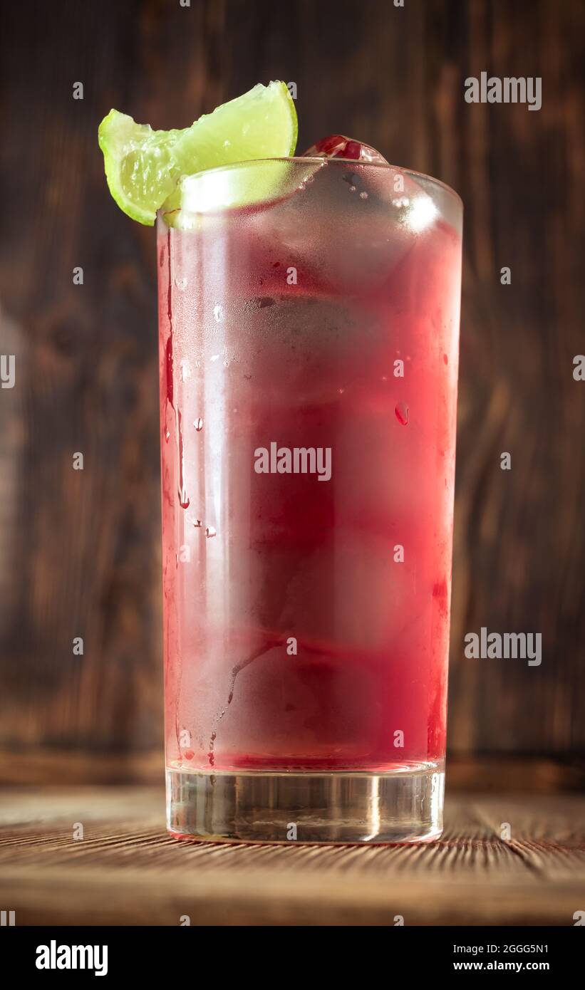 Glass of Cape Cod (Vodka Cranberry) Cocktail Stock Photo - Alamy
