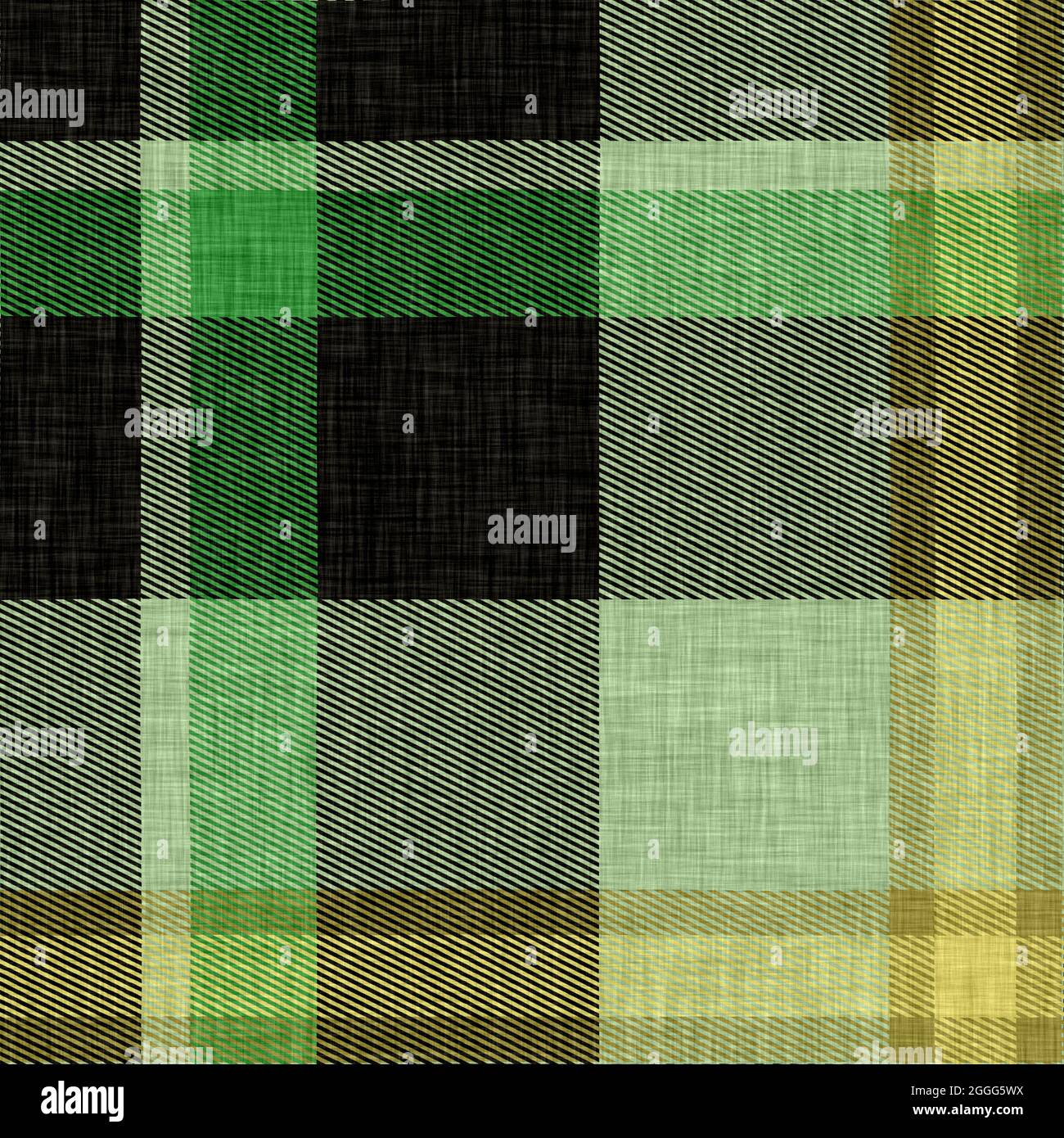 Traditional gingham plaid woven linen texture. Seamless winter style ...