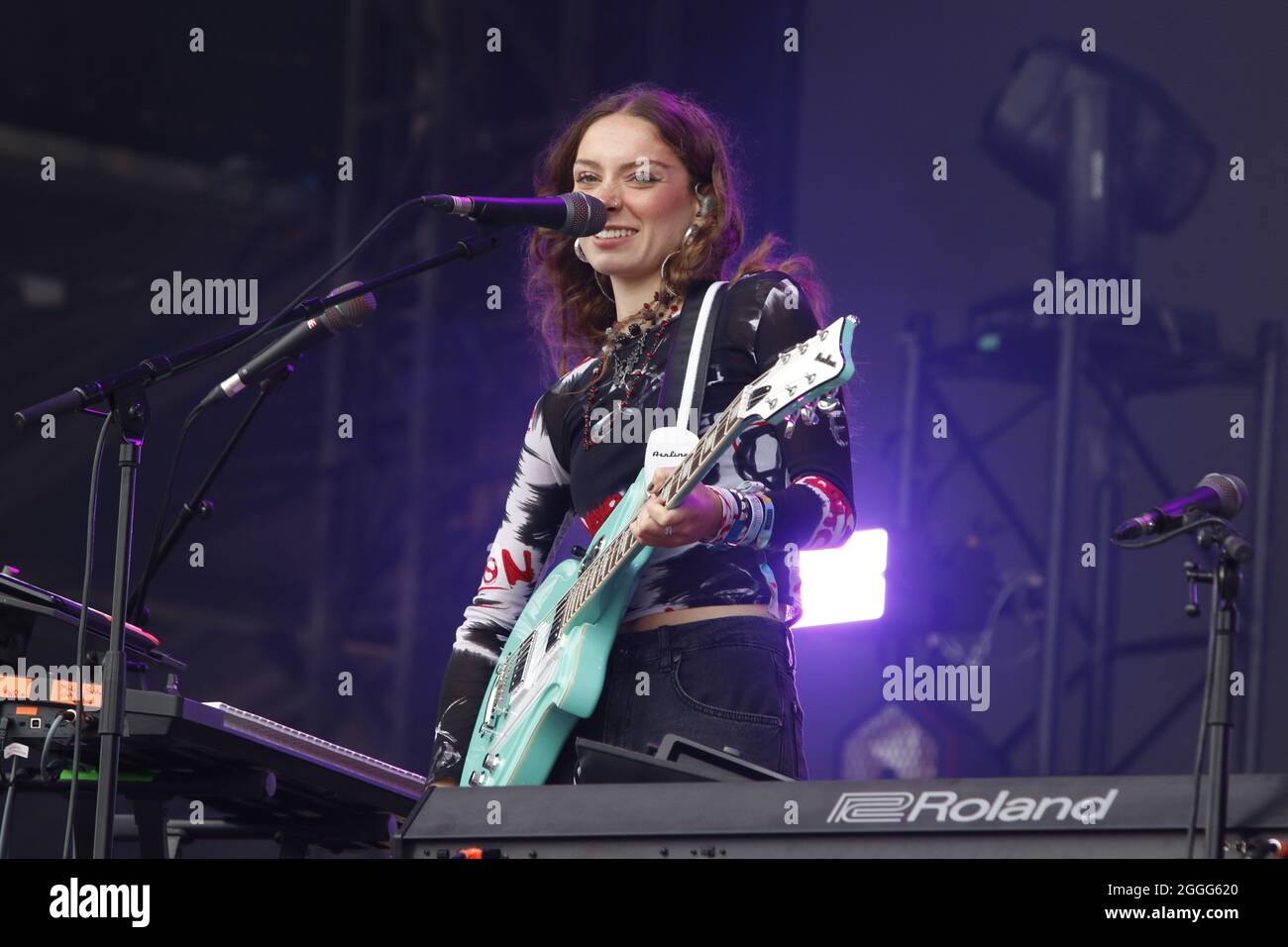 London UK 30th August 2021 - Holly Humberstone performance at All ...