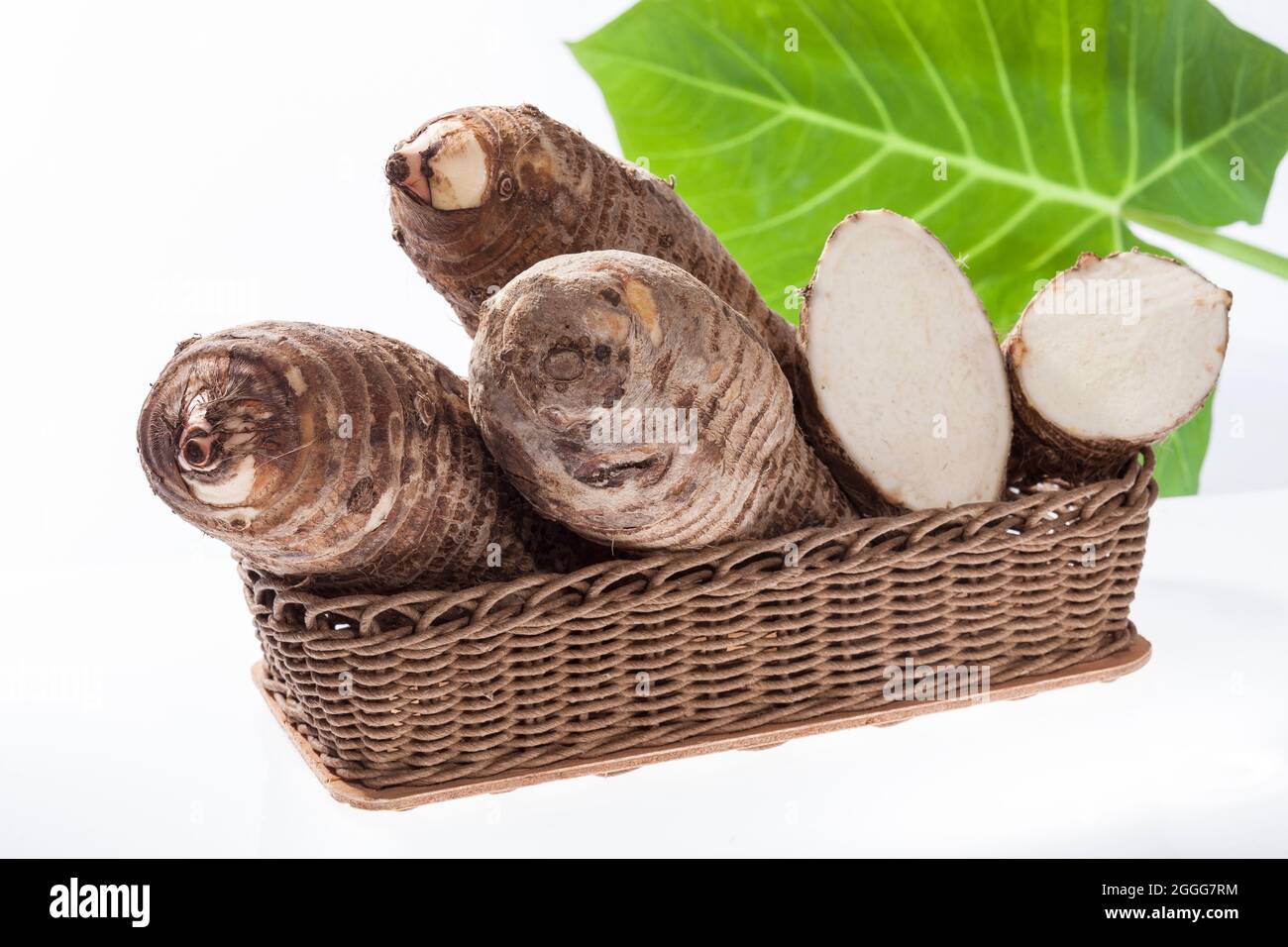 Malanga Edible Tuber - Root Of The Plant Called Colocasia Esculenta ...