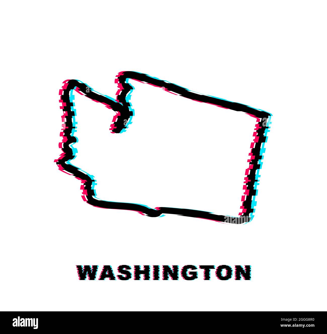 Clipart Washington State Map