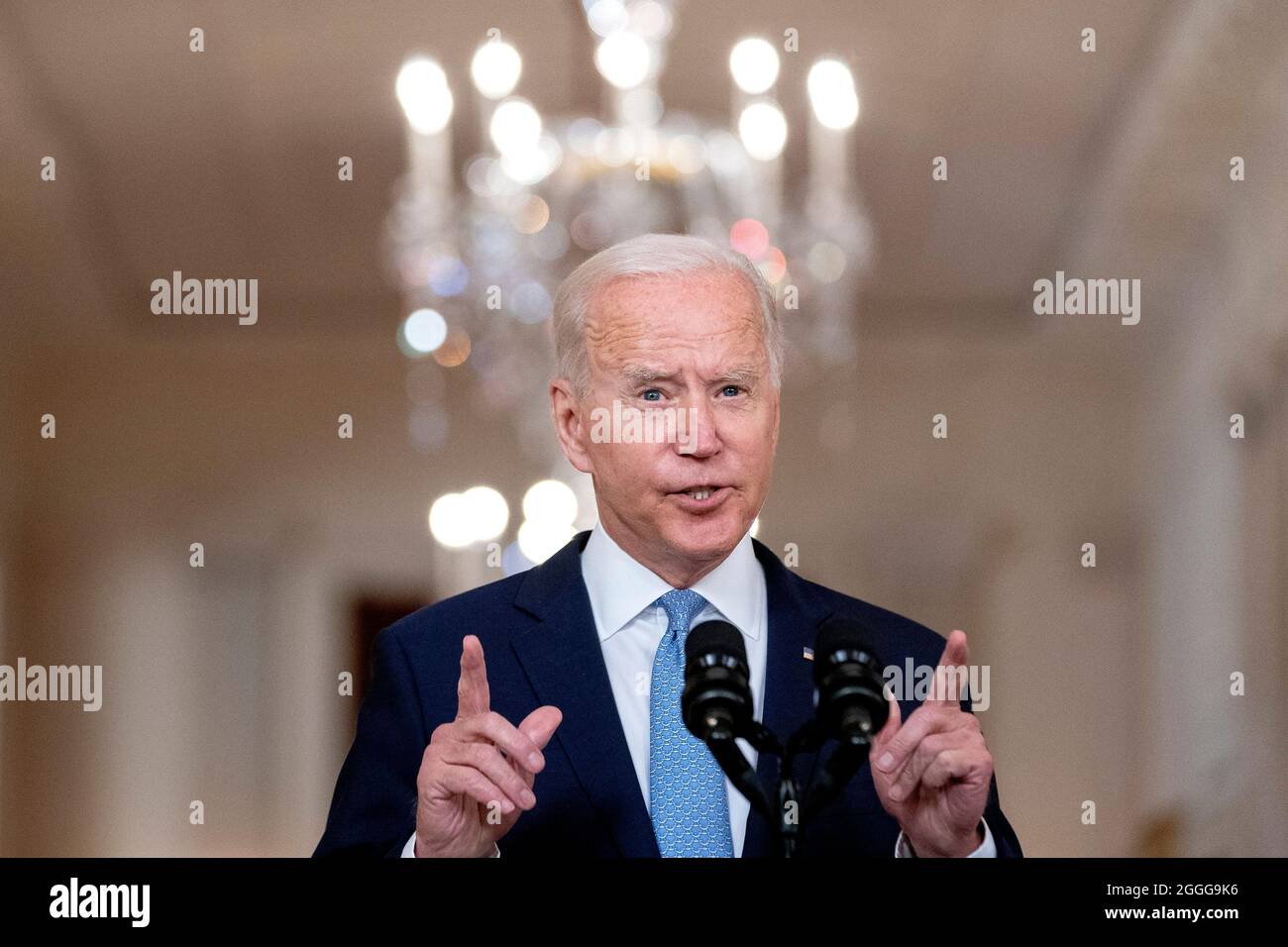 Washington, DC, USA. 31st Aug, 2021. U.S. President Joe Biden speaks at ...