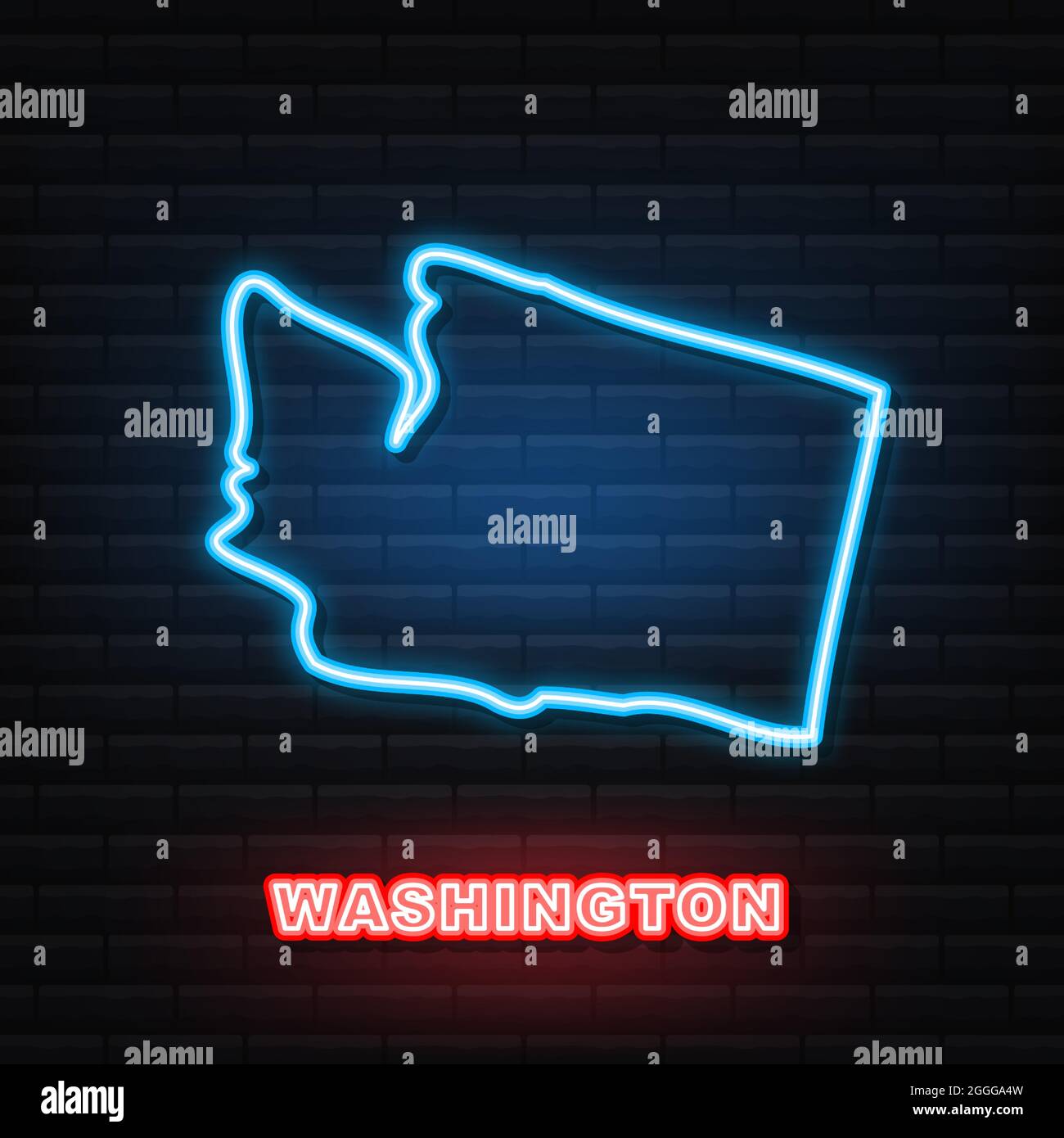 Glowing map of hawaii Stock Vector Images - Alamy