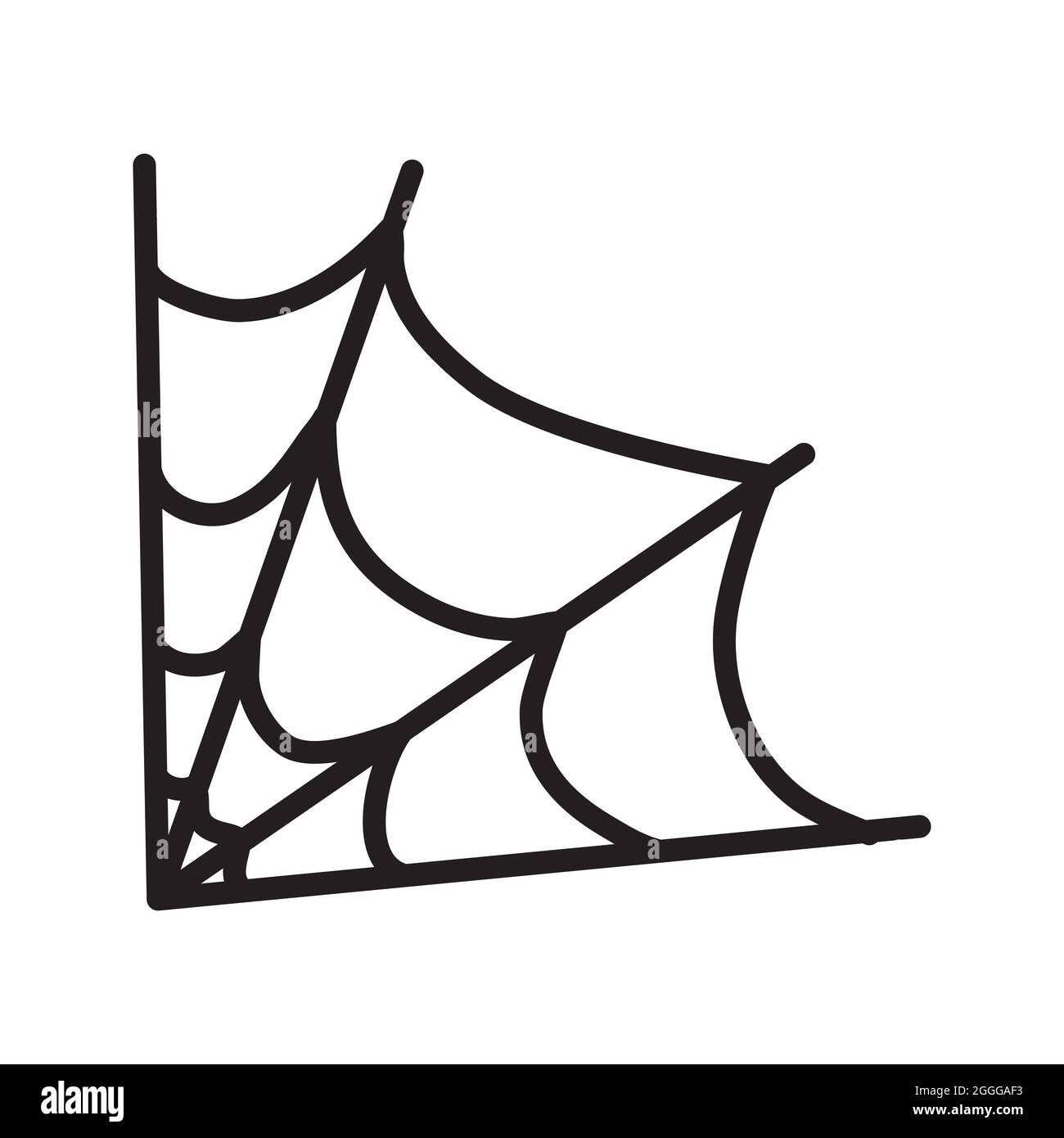 Corner Spider Web Tattoo