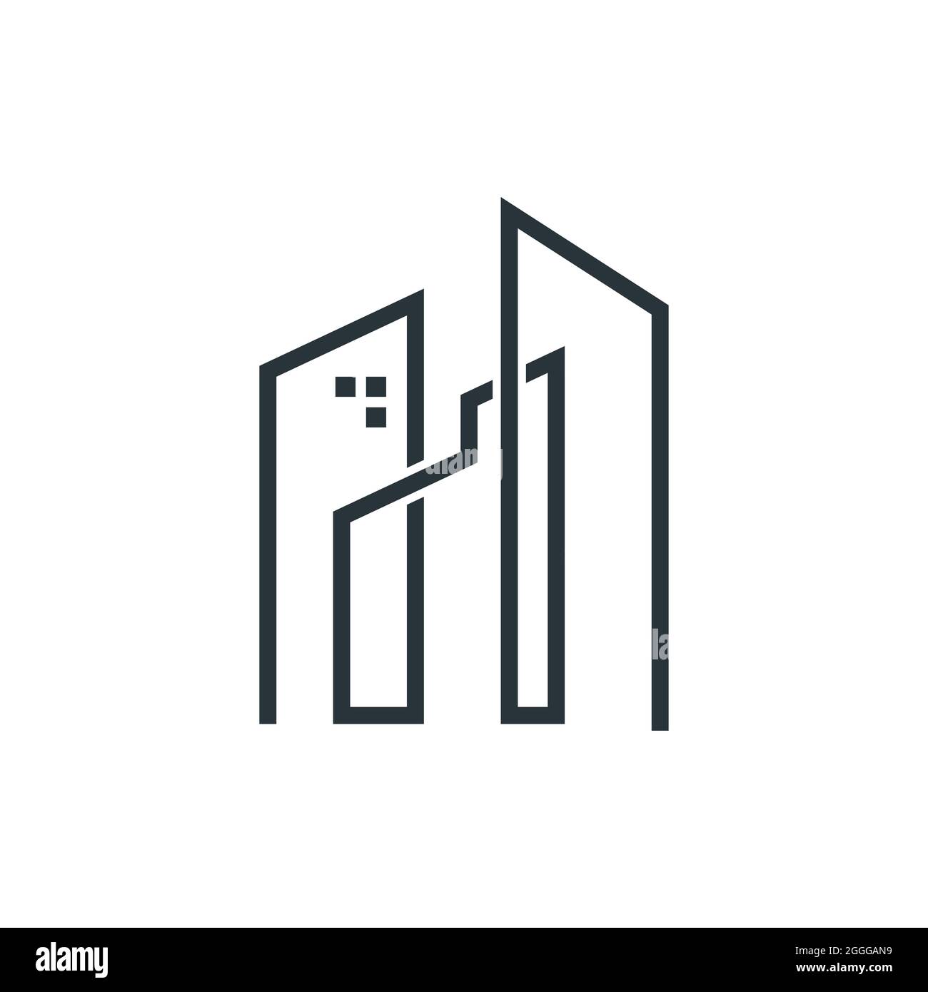 Building logo vector stock illustration design template. Vector eps 10 ...