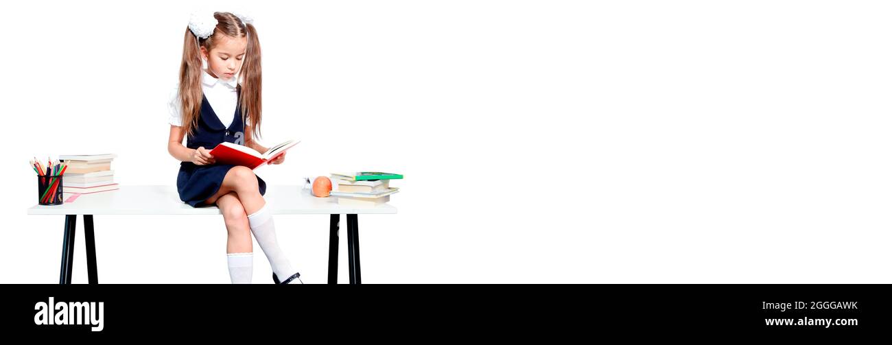 Back to school! Concept of education, reading and learning Stock Photo ...