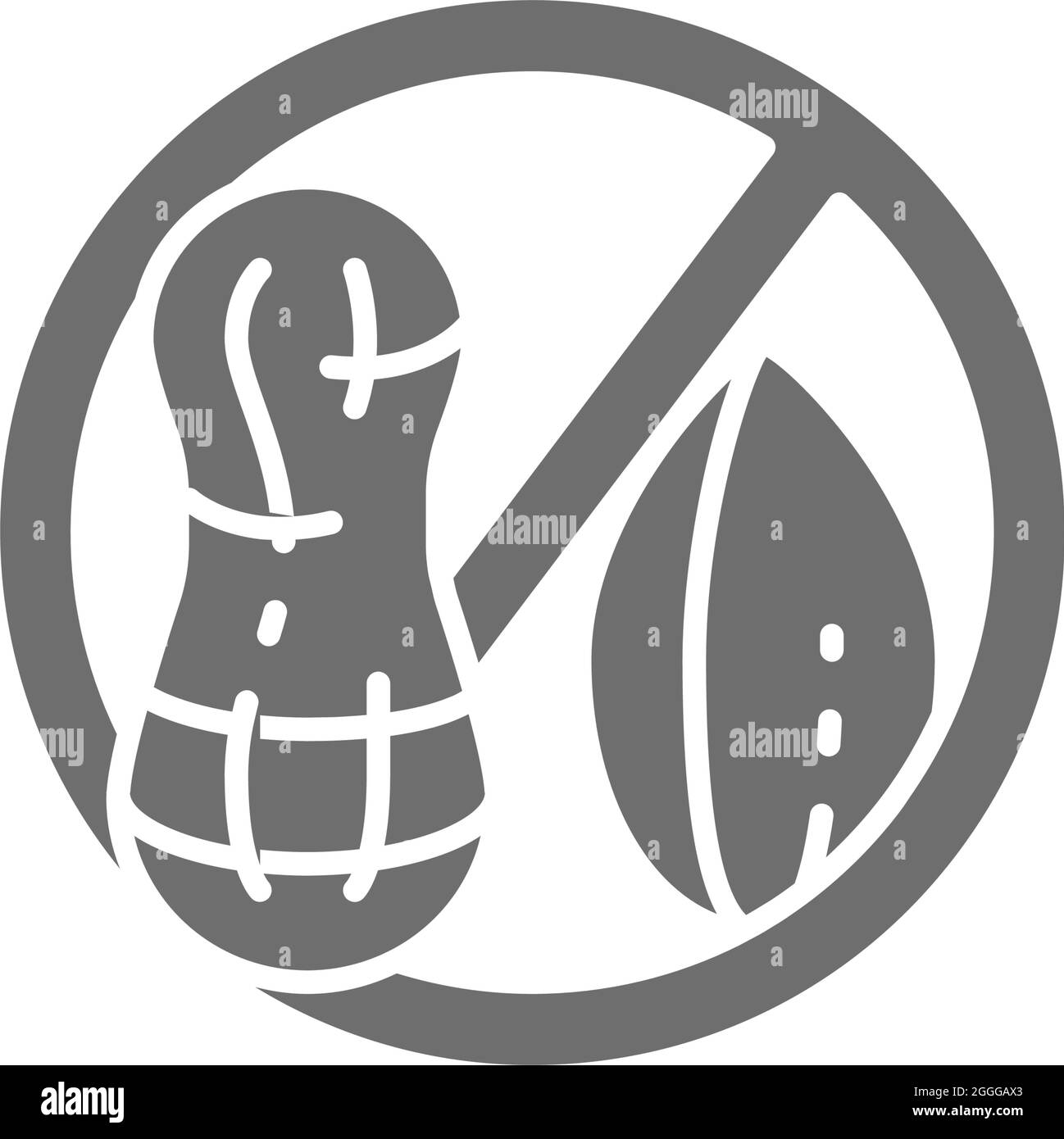 Food allergy warning sign Black and White Stock Photos & Images - Alamy