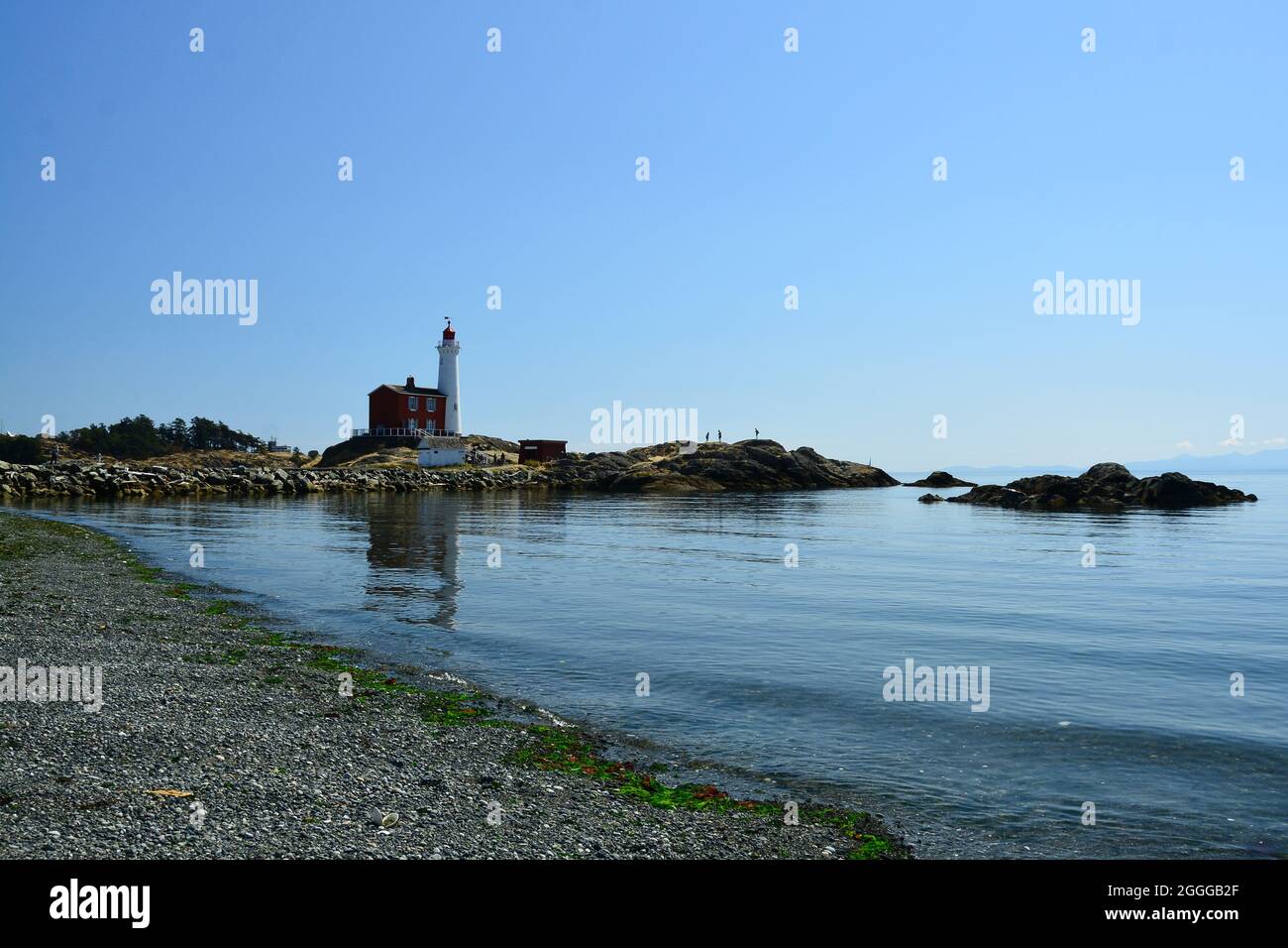 Fisgard Lighthouse at Fort Rodd Hill National Park in Victoria BC ...