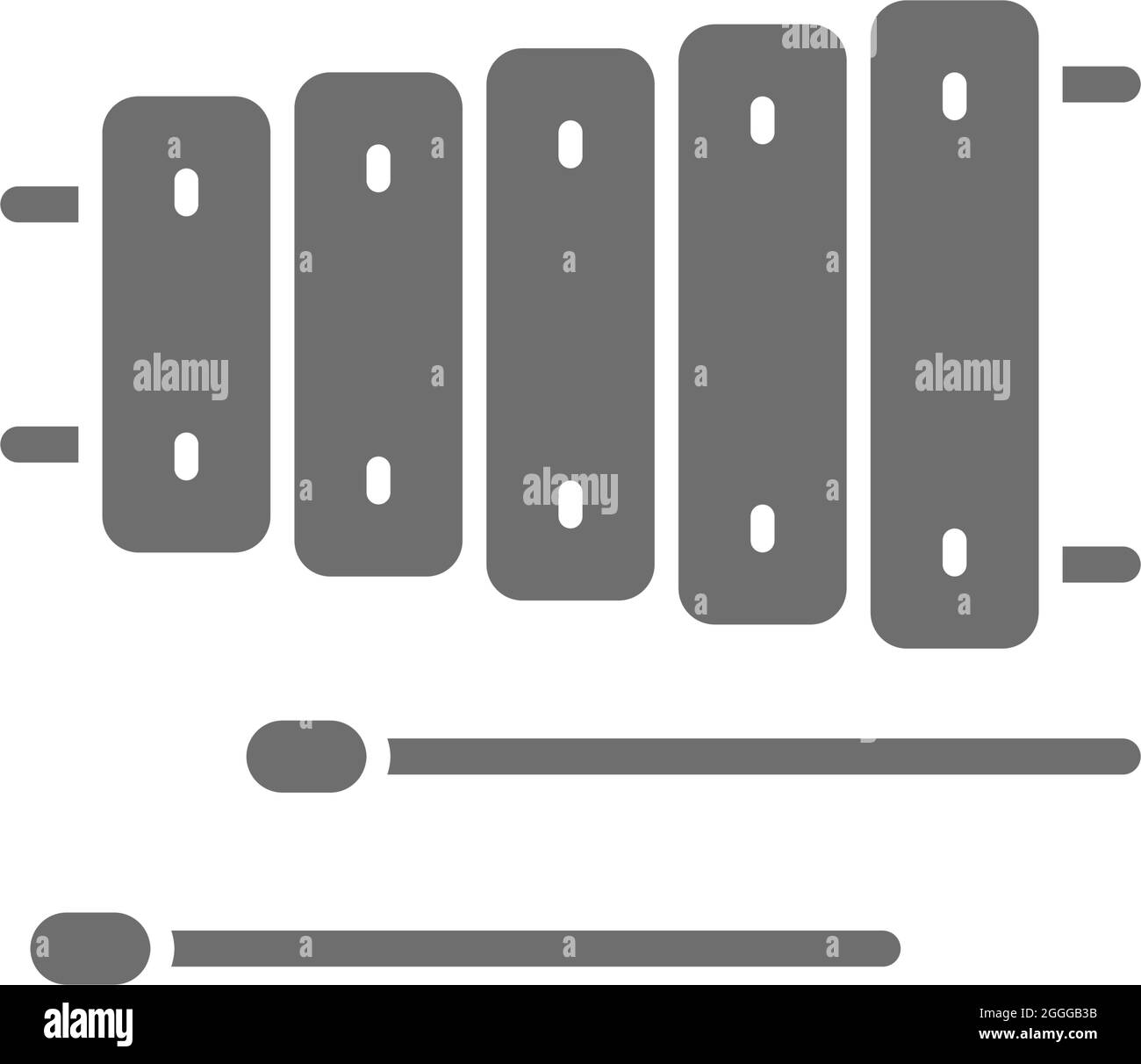 Child xylophone Black and White Stock Photos & Images - Alamy