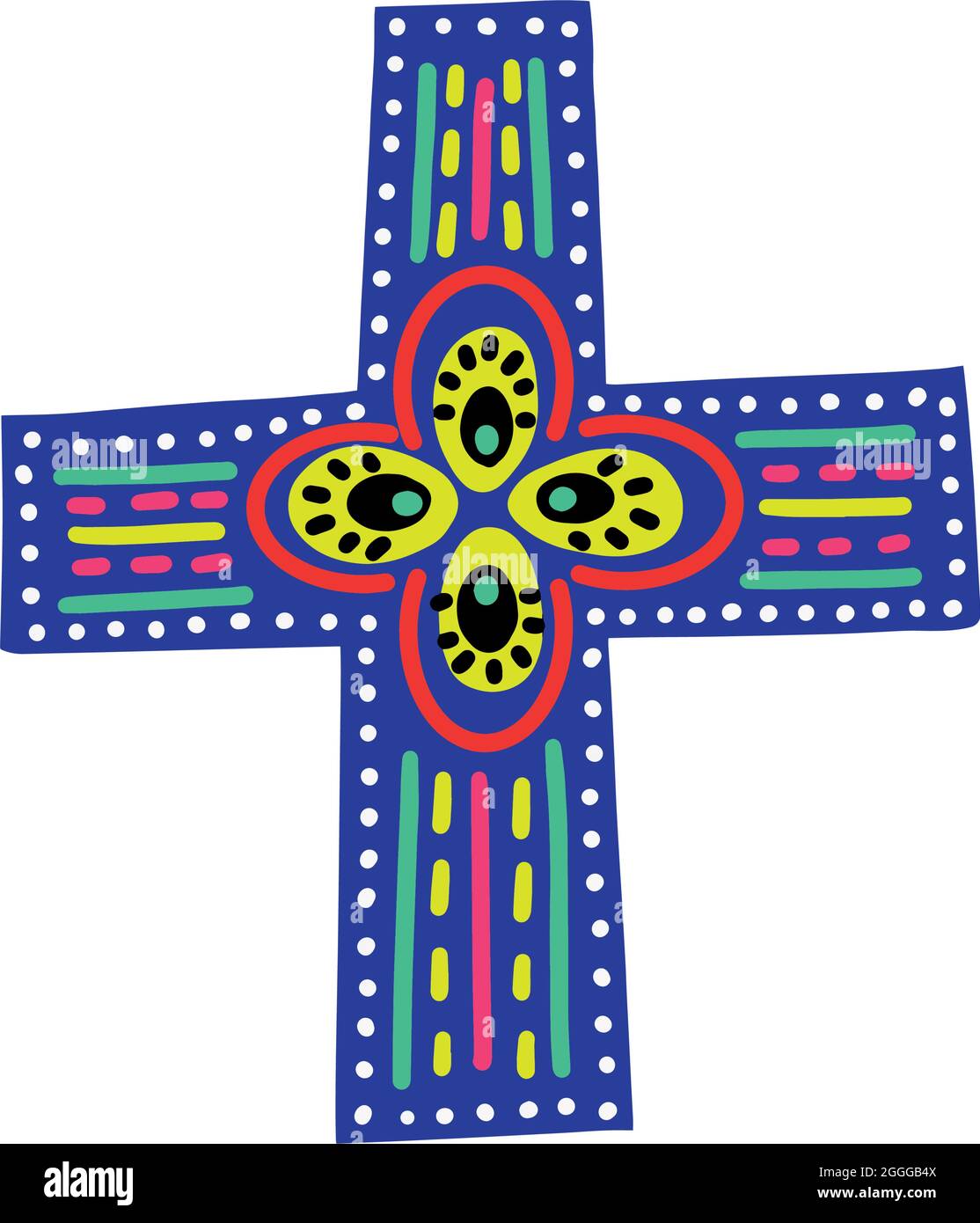 Jesus christ cross symbol for easter day Stock Vector Images - Alamy