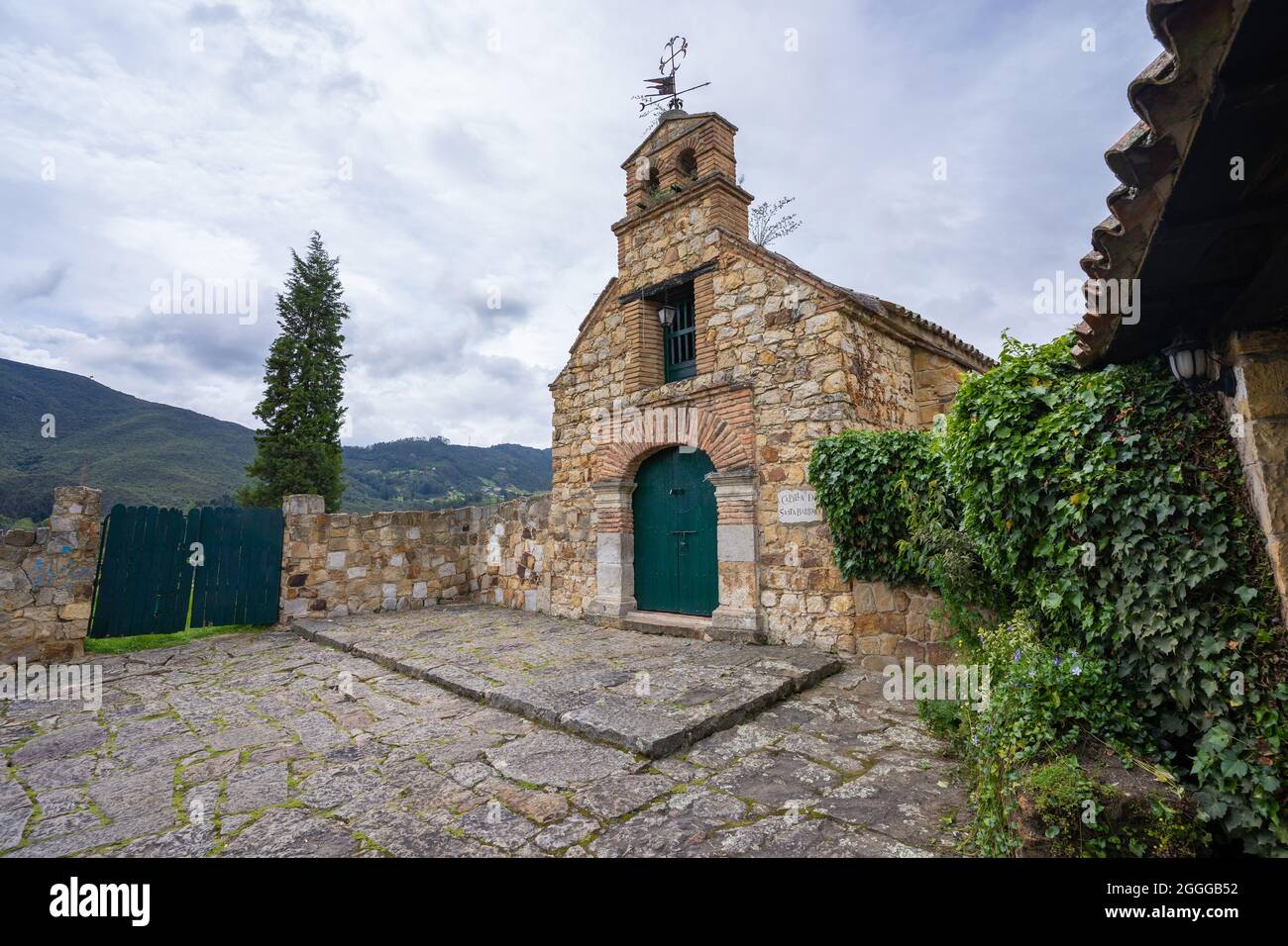 The chapel of Tabio in the Cundinamarca region in Colombia Stock Photo ...
