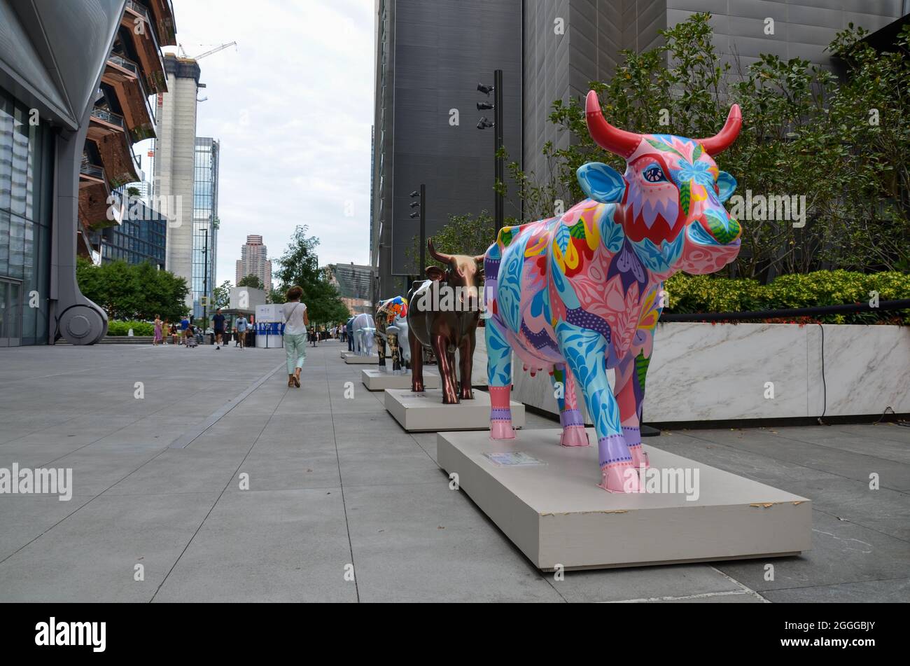 The Cow Parade returned after 20 years, public art exhibit is seen in ...