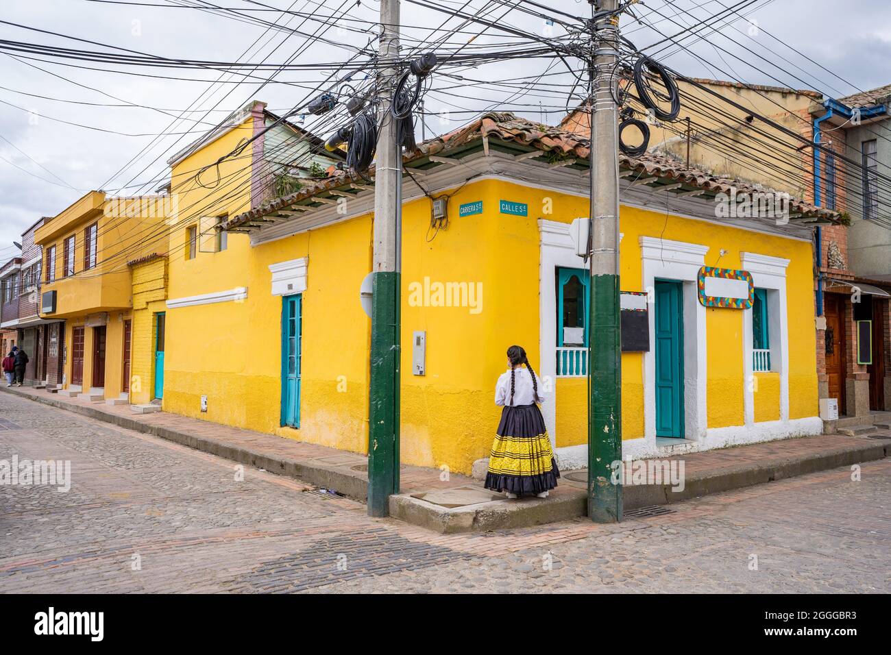 Typical house of Tabio in Cundinamarca, Colombia Stock Photo - Alamy