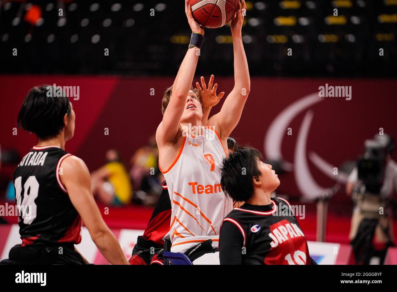 Tokyo, Japan. 31st Aug, 2021. Bo Kramer (NED) Wheelchair Basketball ...