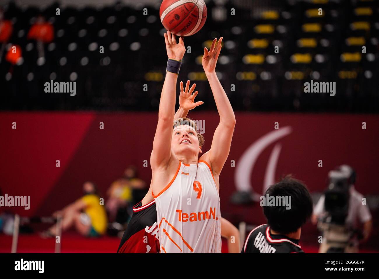 Tokyo, Japan. 31st Aug, 2021. Bo Kramer (NED) Wheelchair Basketball ...